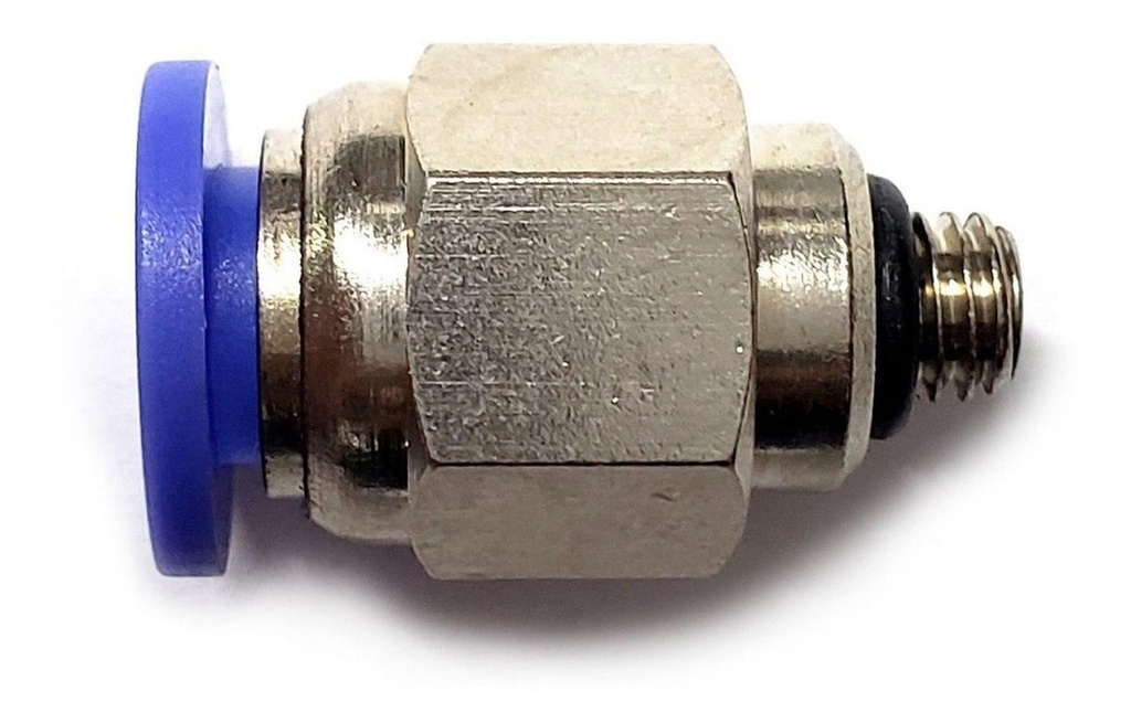 10 Pz De Conector/racor Rápido Neumático Recto M5 X 6mm | Instrutek